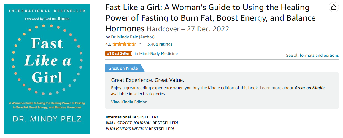 Empowering Wellness: A Deep Dive into 'Fast Like a Girl' by Dr. Mindy ...